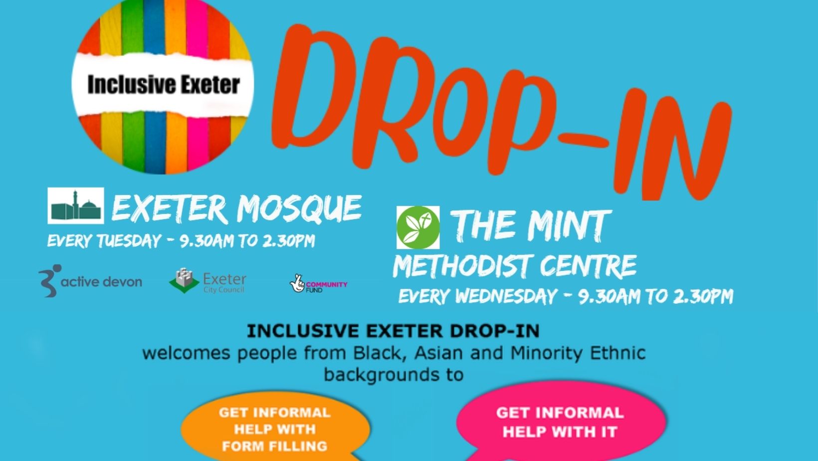 Drop-In Support Service – Inclusive Exeter